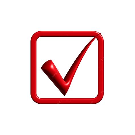 3d Check Box Icon