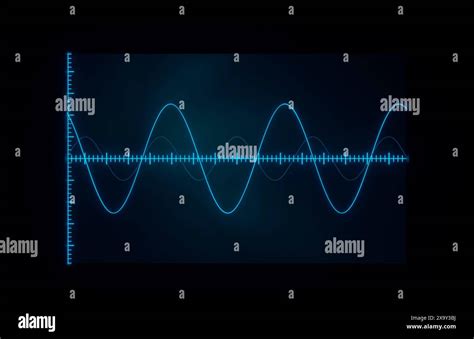 Oscillator Display With Blue Radar Oscillator Display With Blue