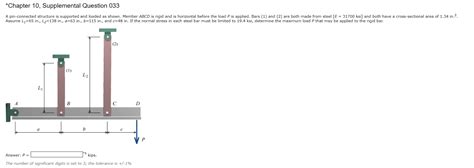 Solved Chapter 10 Supplemental Question 033 A Chegg