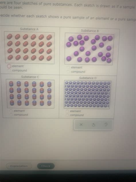 Solved Distinguishing Elements And Compounds Here Are Four
