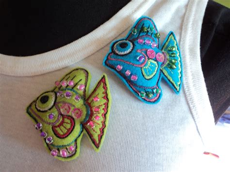 Broches De Peces Enamel Pins Accessories Fashion Tela Key Hangers