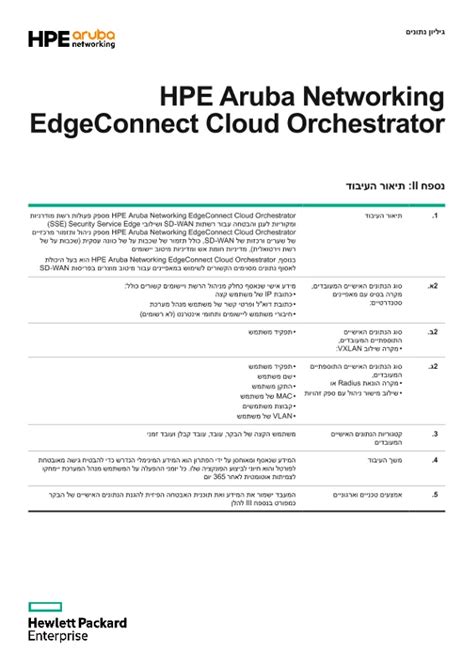 Hpe Aruba Networking Edgeconnect Cloud Orchestrator