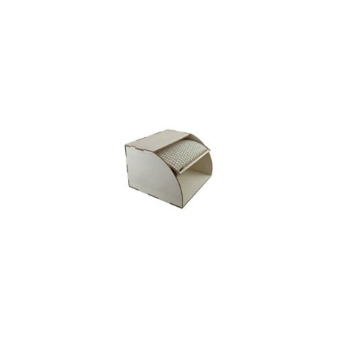 Cassetta Porta Pane In Legno Naturale Cm X X