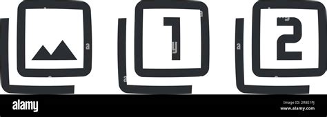 Set Of 3 Icons Image Line Icons Collection Set Quality Icon Linear