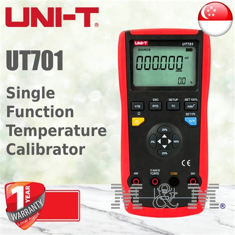UNI T UT701 Single Function Temperature Calibrator MM Store