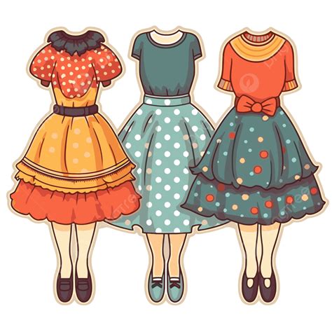 만화에서 빈티지 스타일의 세 소녀 벡터 스커트 상표 만화 Png 일러스트 및 벡터 에 대한 무료 다운로드 Pngtree