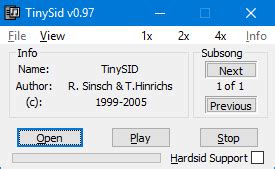 CSDb TinySID V0 97 2008
