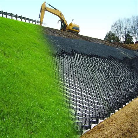 slope grid erosion control 2 4 tall custom size