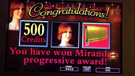 Sex And The City Slot Machine Bonus Miranda Progressive Youtube