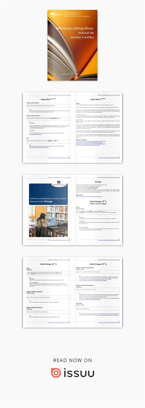 Referências bibliográficas manual de normas e estilos