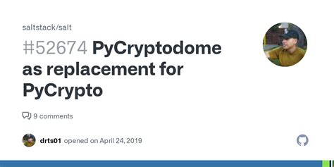 Pycryptodome As Replacement For Pycrypto · Issue 52674 · Saltstack
