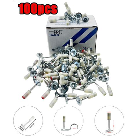 100PCS 25MM Manual Steel Nails Gun Rivet Tufting Nail Gun Ceiling