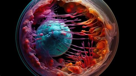 Premium Photo An Intricate Portrait Of A Developing Human Embryo At