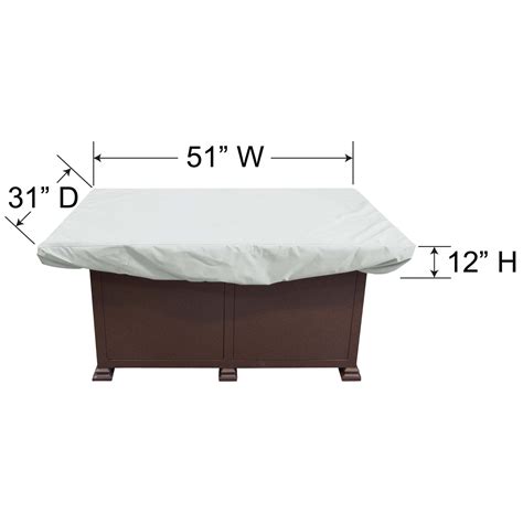 Pfc835 Large Fire Pit Table Cover By Treasure Garden Todays Patio