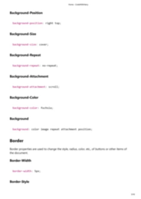 Solution Css Cheatsheet Codewithharry Studypool