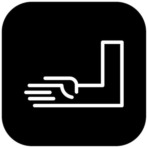 Premium Vector Arm Symbol Vector Illustration