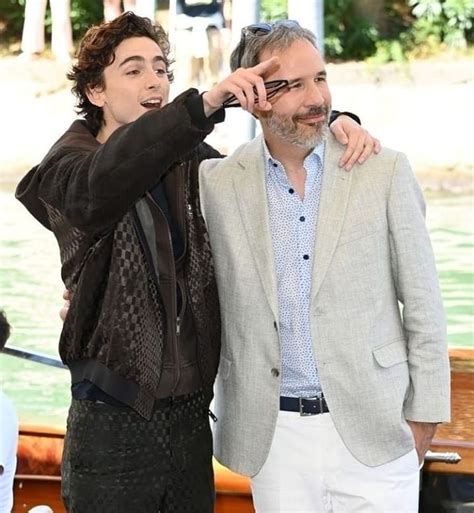 Timothée Chalamet And Denis Villeneuve