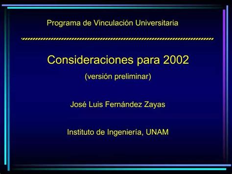PPT Programa De Vinculaci N Universitaria PowerPoint Presentation