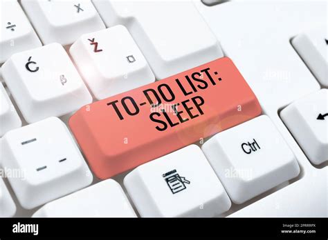 Handwriting Text To Do List Sleepthings To Be Done Priority Object Is To Take A Rest Business