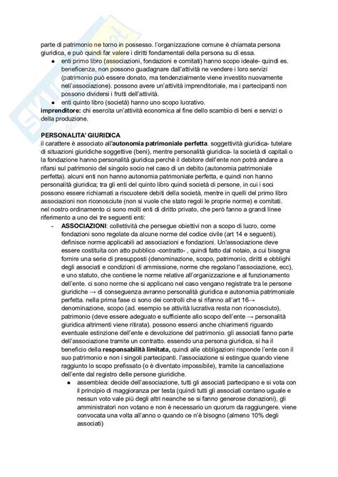 Riassunto Esame Istituzioni Di Diritto Privato Prof Semprini