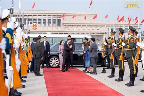សម្ដេច ធិបតី ហ៊ុន ម៉ាណែត បន្តដឹកនាំគណៈប្រតិភូរាជរដ្ឋាភិបាលកម្ពុជា ទៅចូលរួមពិព័រណ៍ចិន