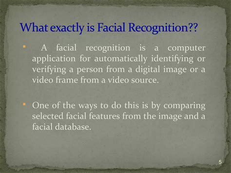 Automatic Attendance System Using Facial Recognition Ppt