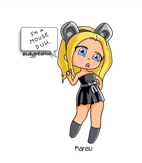 Karen Smith Im A Mouse Duh Sticker Mean Girls Vinyl Sticker Funny