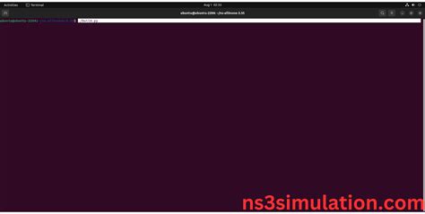 How To Run Netanim And Pyviz Packages In Ns3