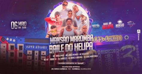Mans O Maromba Baile Do Helipa Em Guarulhos Sympla