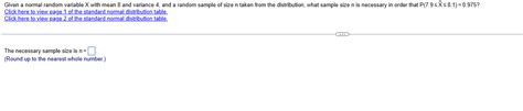 Solved Given A Normal Random Variable X With Mean 8 And