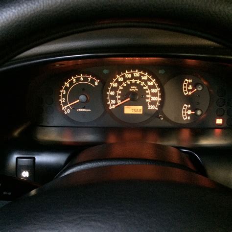 Оранжевая подсветка панели приборов — KIA Spectra, 1,6 л, 2008 года ...