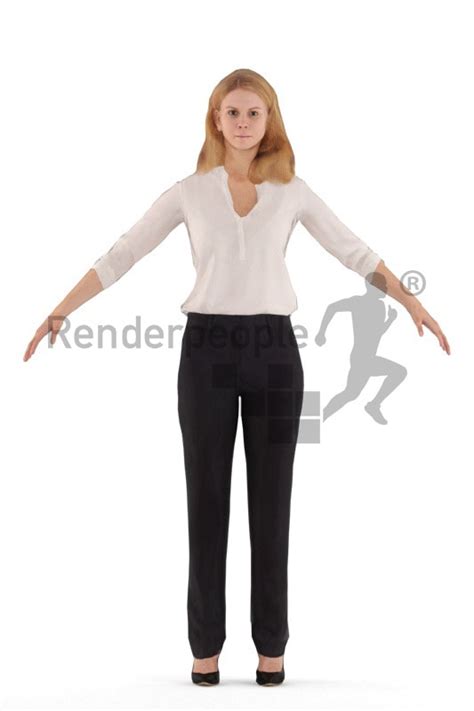 Fiona Rigged 001 Renderpeople