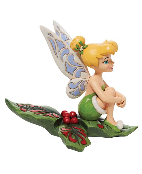 Jim Shore Disney Traditions Jim Shore Tinkerbell Sitting On Holly Figurine 5in H Wayfair Canada