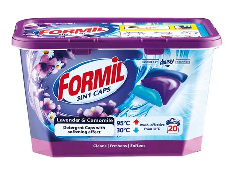 Formil 3 In 1 Liquid Tabs Non Bio Lavender Lidl