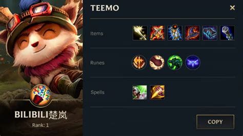 Build Item Dan Runes Teemo Terbaik Di Lol Wild Rift 2021 Spin