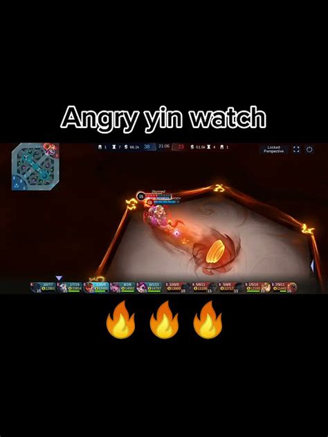 Angry Yin 😡 😡yin Mlbb Mobilelegends Youtube