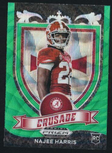 2021 Prizm Draft Picks Najee Harris Crusade Green Wave Rookie 172
