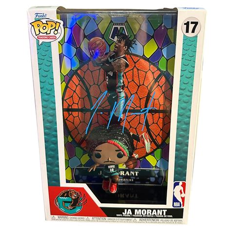 Ja Morant Autographed Funko Pop Panini Mosaic Stained Glass Jsa