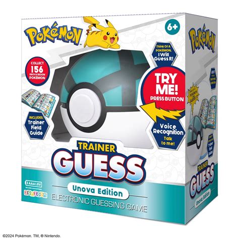 Pokémon Trainer Guess Electronic Guessing Game Unova Edition Smyths Toys Uk