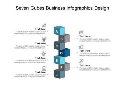Seven Cubes Business Infographics Design Ppt Powerpoint Presentation Ideas