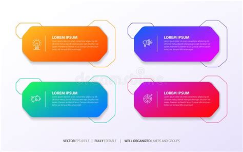 Infographic Elements Data Visualization Vector Stock Vector