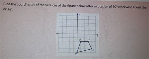 Solved Find The Coordinates Of The Vertices Of The Figure Below After