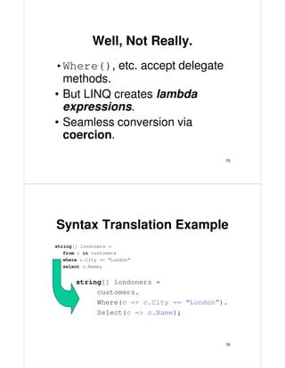 Linq With Exampls PDF