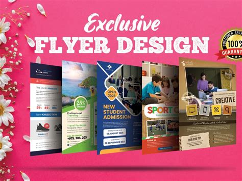 Unique And Professional Flyer Design Services Just In 8 Hours Upwork
