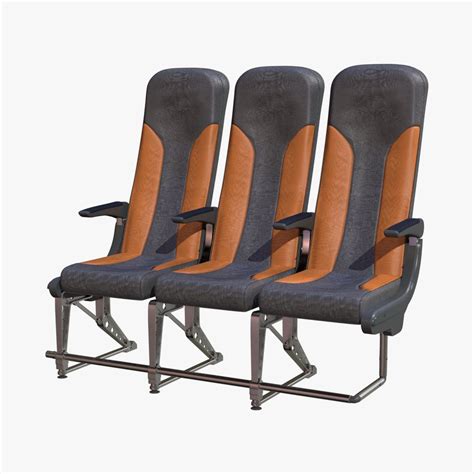 Economy Class Airplane Seat 3d Model 39 Max Obj Fbx Dwg 3ds
