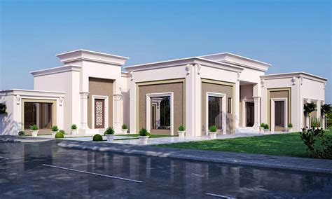 New Classic One Floor Villa In Ksa