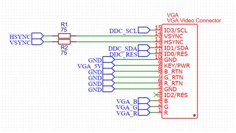 Vga To Component Schematic