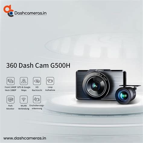 Dash Camera G500H Premium 2K Dual Dash Camera - Shop Now!