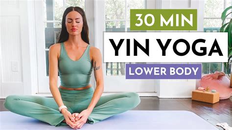 30 Min Yin Yoga DEEP Stretch For Legs And Hips Tension Release YouTube