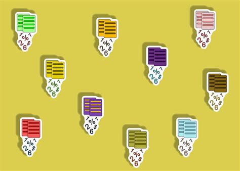 벡터에서 문서 및 숫자 개념의 평면 아이콘 세트 Eps Ai Uidownload